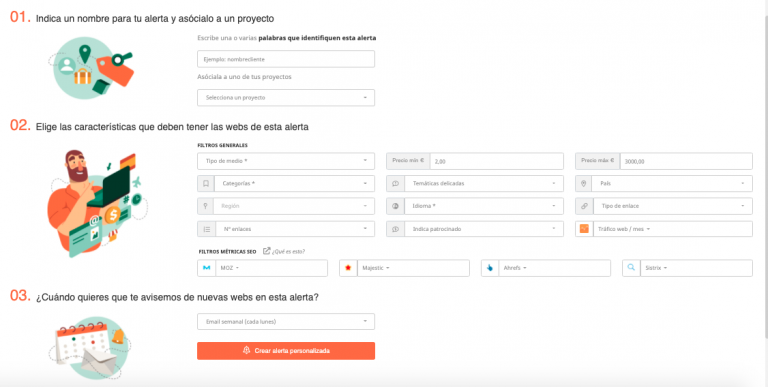 ⇨ Alertas Personalizadas: encuentra nuevos medios afines a ti 🥇